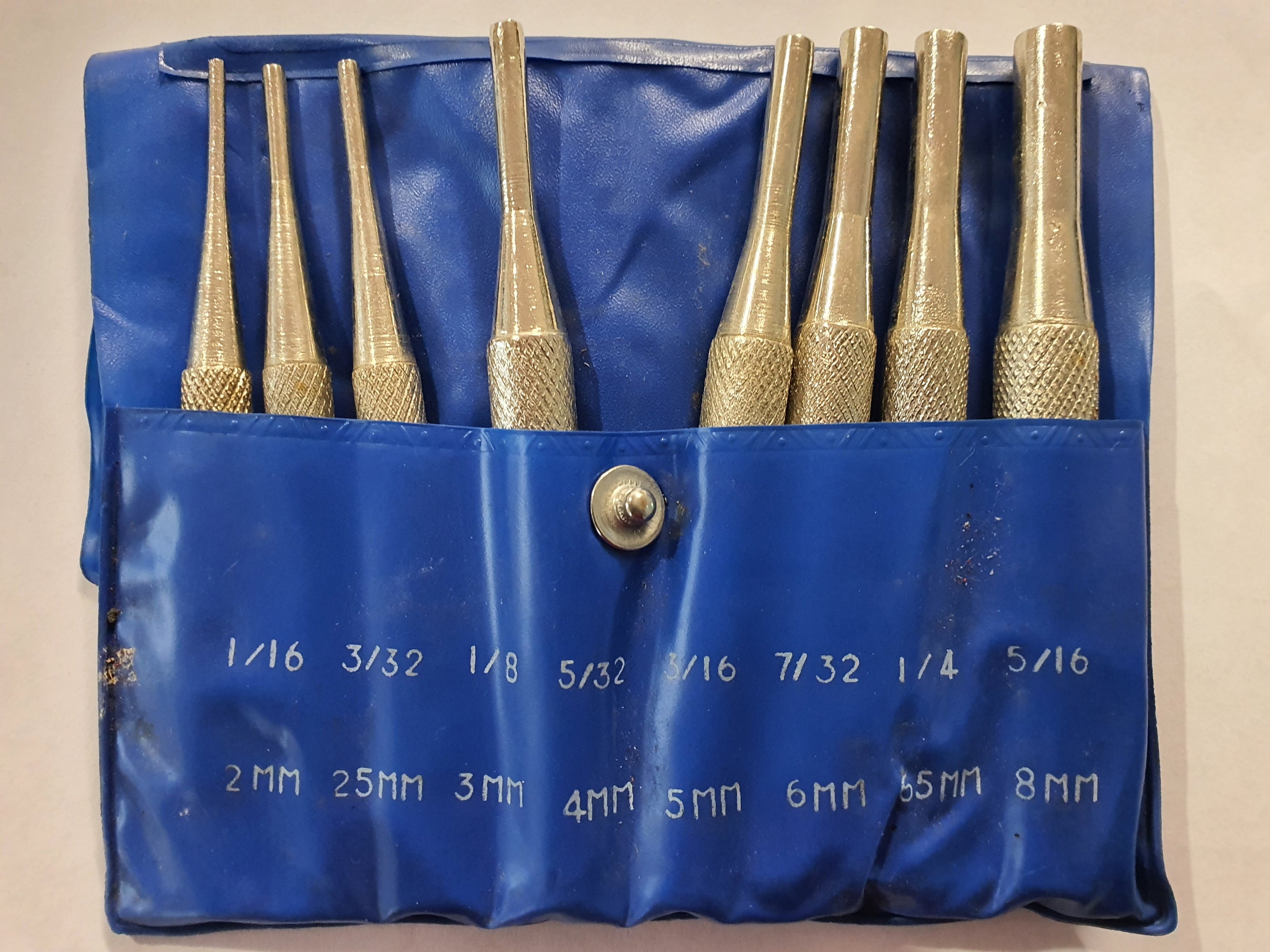 8 Piece Pin Pinch Set 2mm , 2.5mm , 3mm , 4mm , 5mm , 6mm , 6.5mm , 8m ...