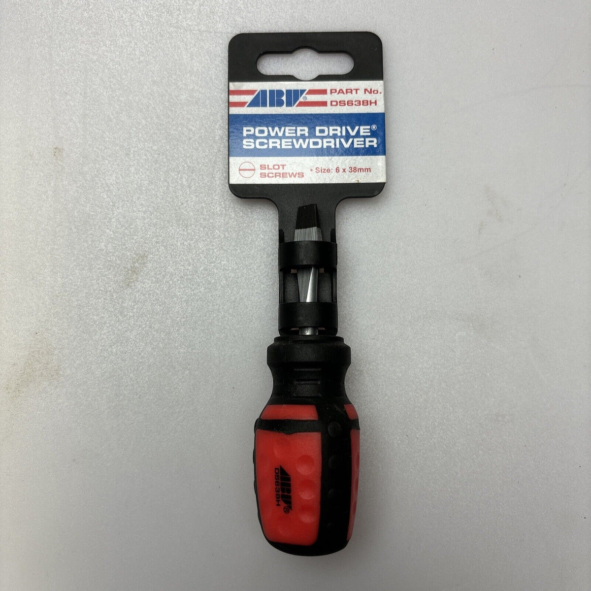 Screwdriver flat 6mm x 38 short-circuit prevention - ABV Tools ...